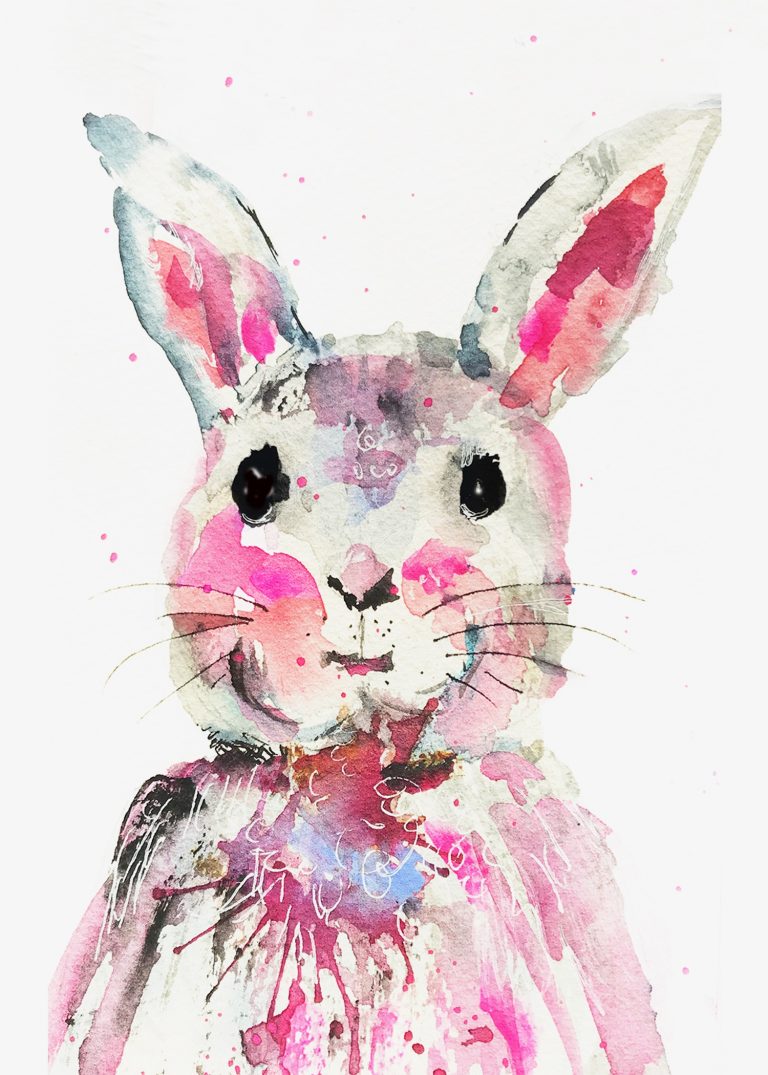 Peter Rabbit by Julie Kippins Watercolor Artist